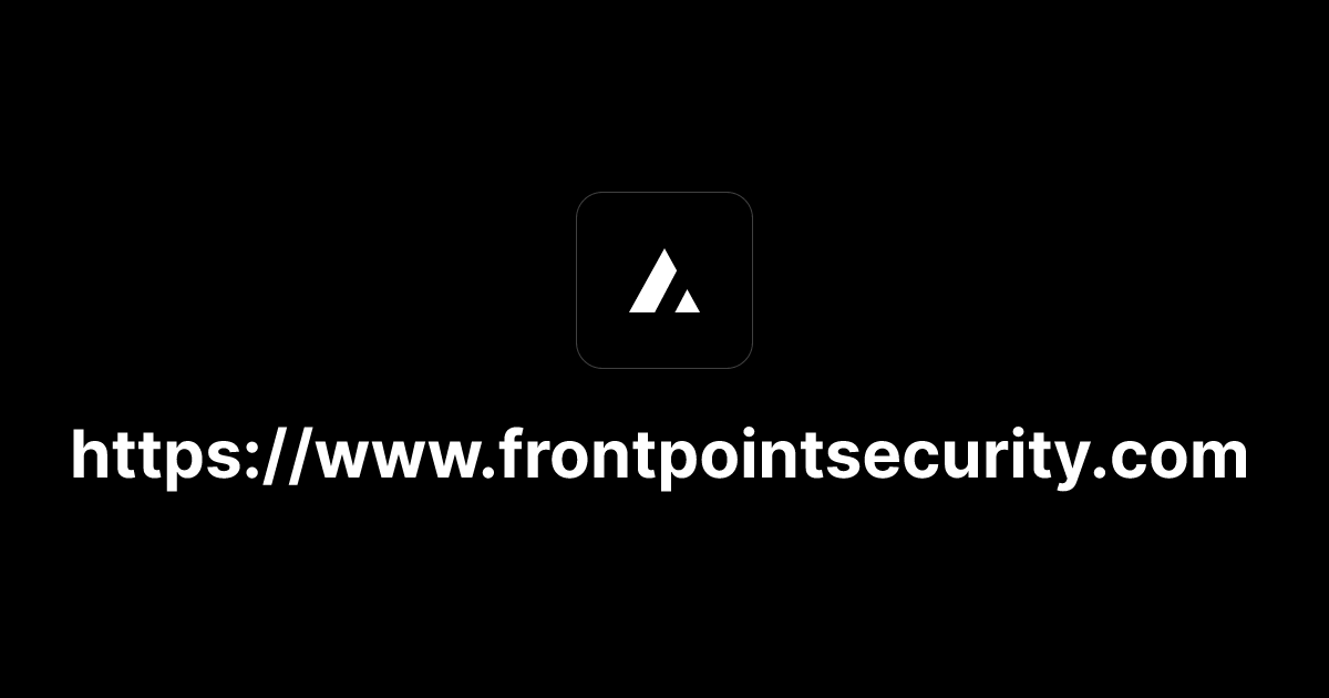 DIY Home Security Systems | Frontpoint
